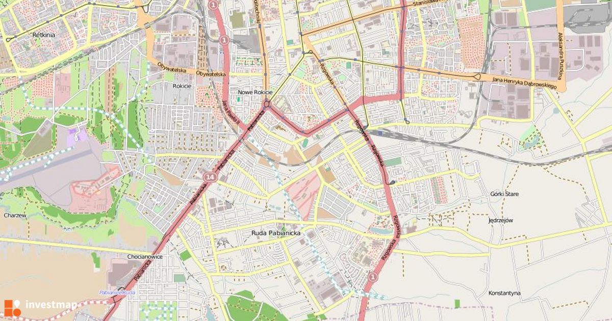 [Łódź] Trasa Górna - Investmap.pl