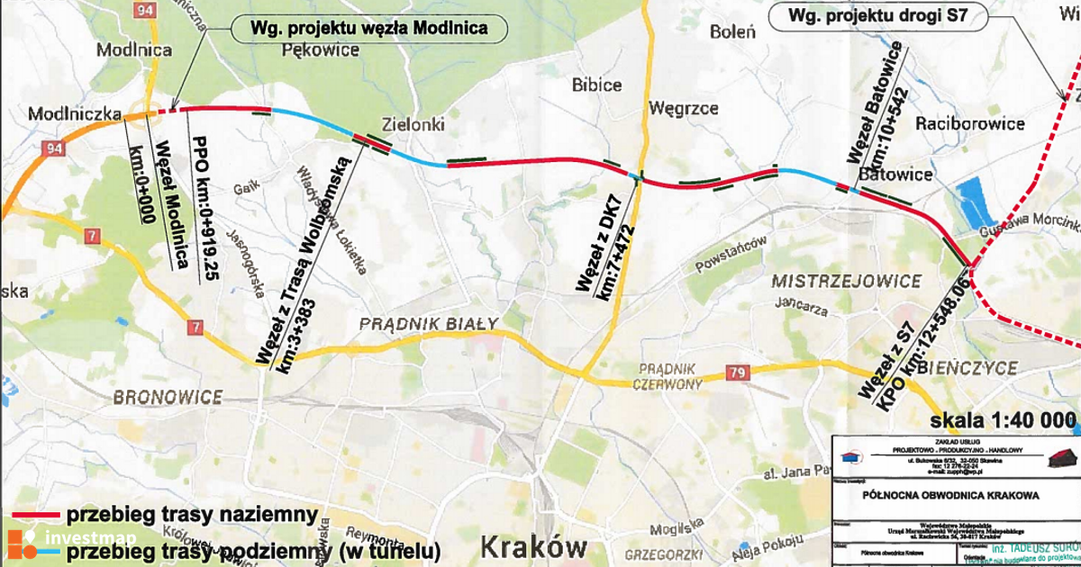 Wschodnia Obwodnica Krakowa - Investmap.pl